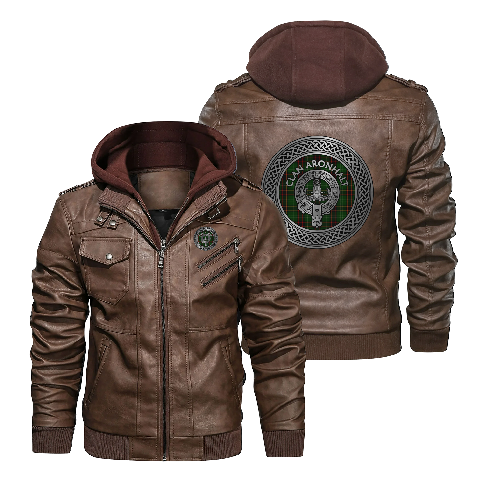Aronhalt A | Master EOD Badge | Bomb Disposal Tartan | PU Leather Hood ...