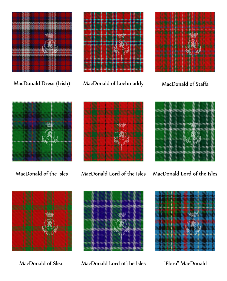 Clan MacDonald – Scottish Clan Tartans