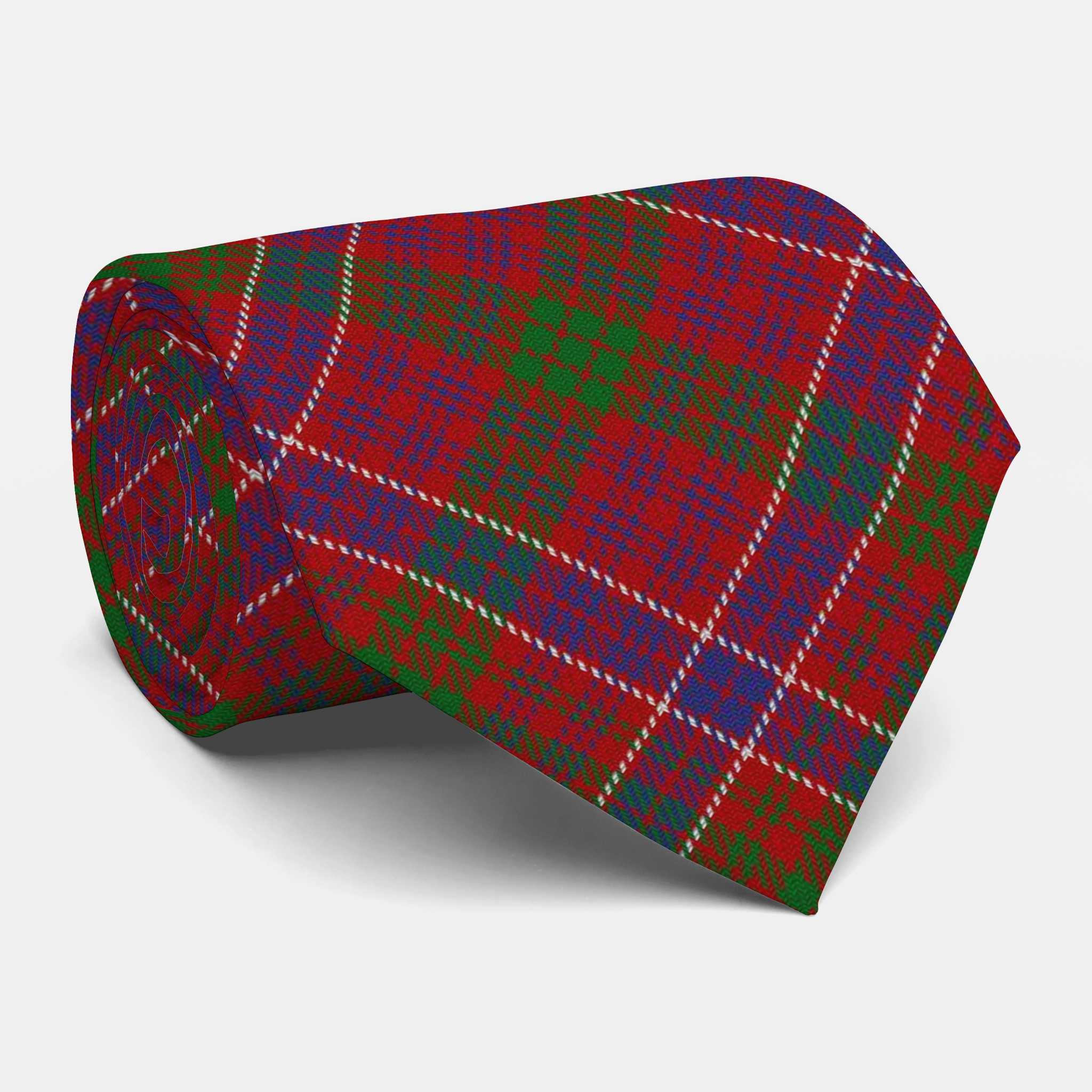Clan MacRae Tartan 1 Necktie – Scottish Clan Tartans