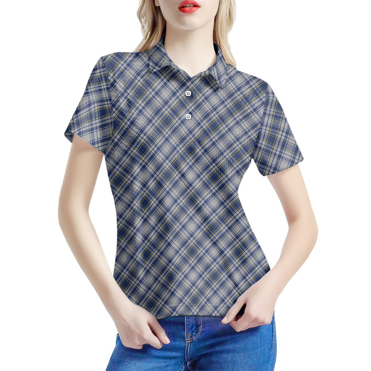 English County - Yorkshire Tartan Women's Polo Shirt – Scottish Clan ...