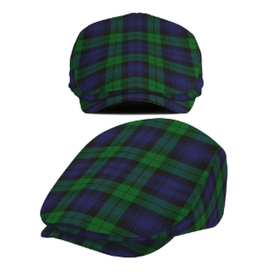 Black Watch Tartan Flat Cap – Scottish Clan Tartans